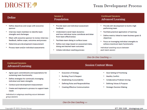 Team Development Process Droste Group