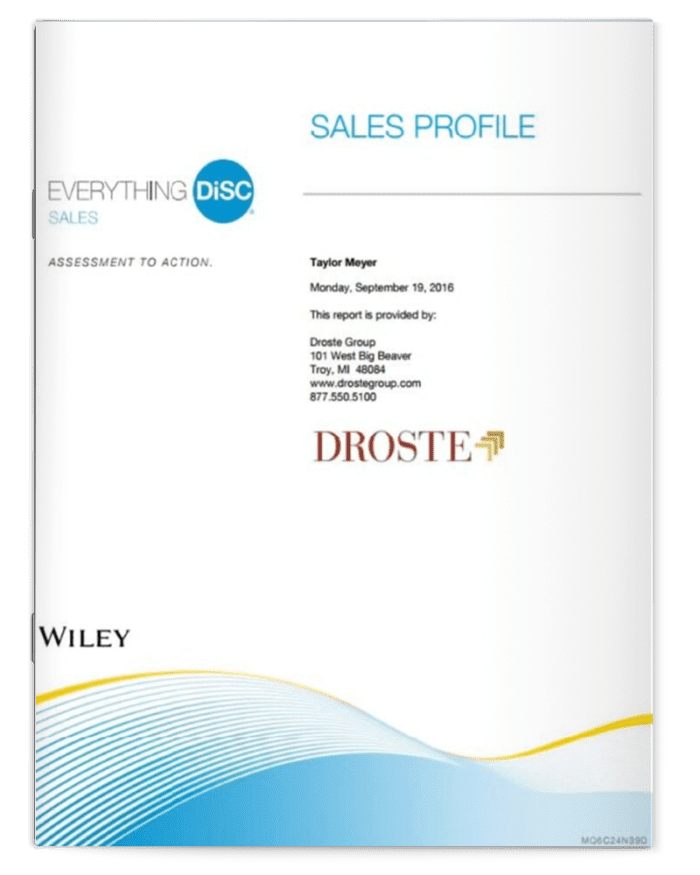 Everything DiSC® Sales Facilitation Kit - Droste Group